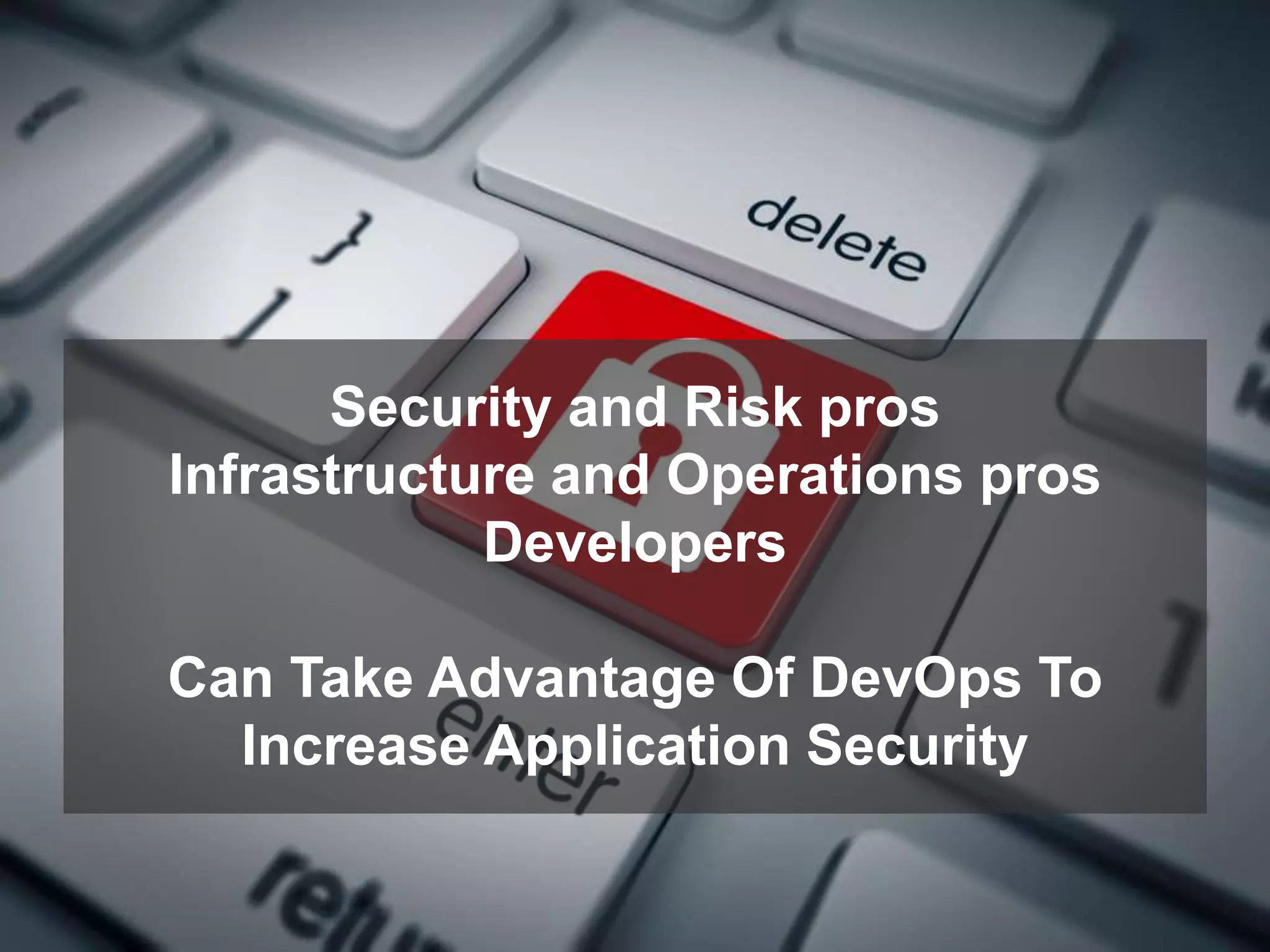 Amy DeMartine - 7 Habits of Rugged DevOps | PPT