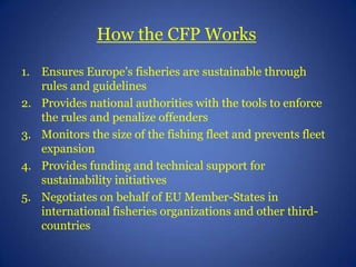 Common Fisheries Policy-Long Version | PPTX