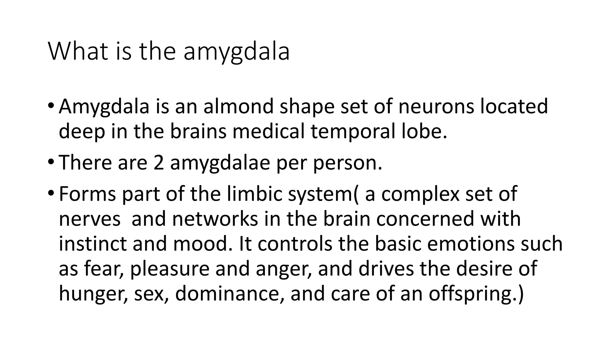 Amygdala | PPTX