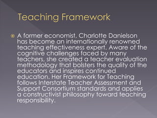 Amy Kenton - The Charlotte Danielson Framework | PPTX