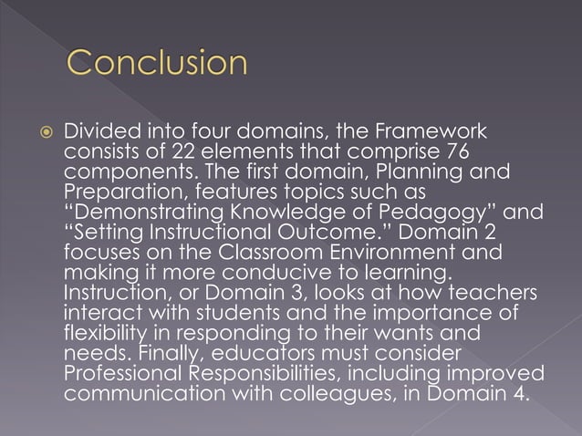 Amy Kenton - The Charlotte Danielson Framework | PPT