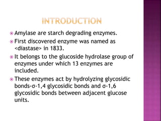 Amylase | PPTX