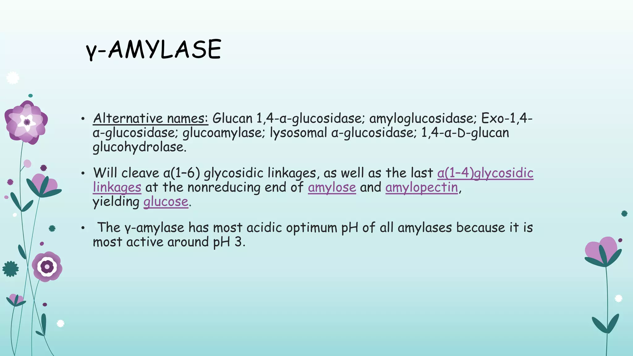 Amylase (enzyme) - sources & its applications | PPTX
