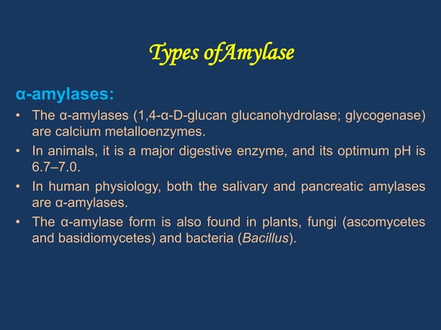 Amylase production | PPTX | Chemistry | Science