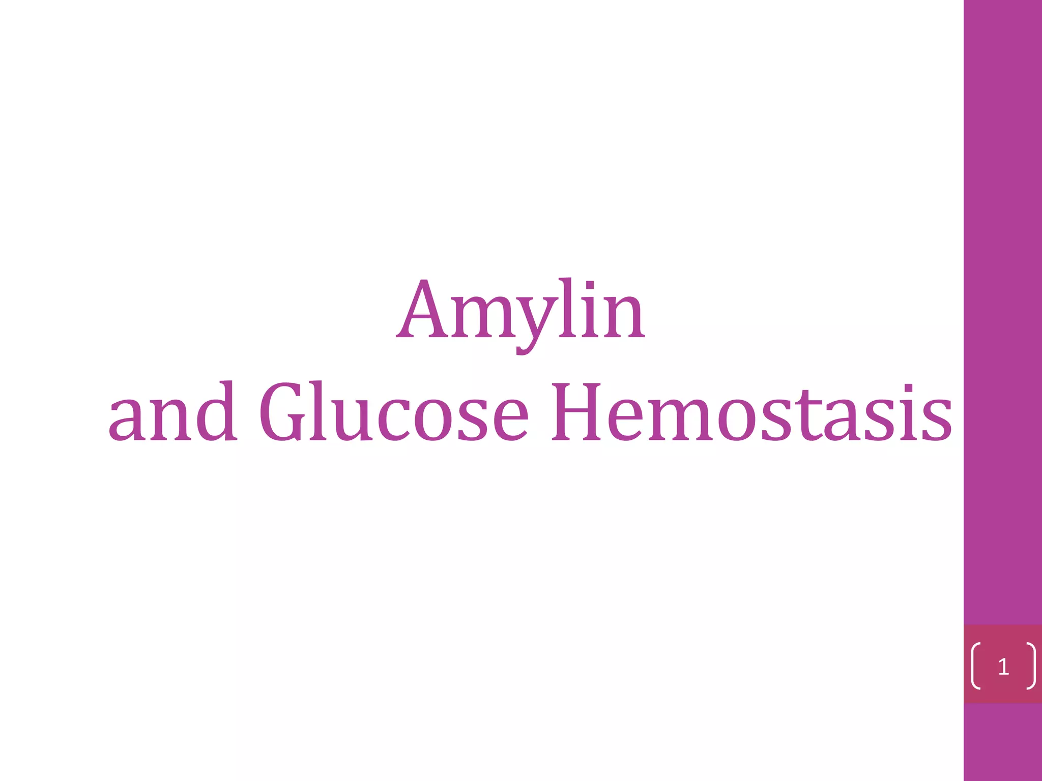 Amylin | PPTX