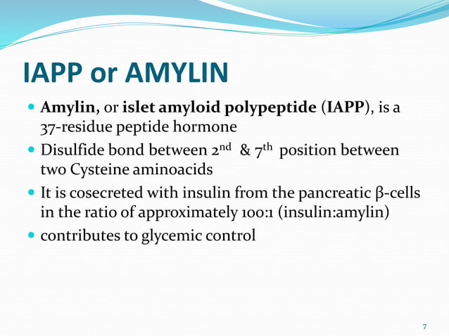 Amylin aggregation in type2 diabetes | PPTX | Endocrine and Metabolic ...