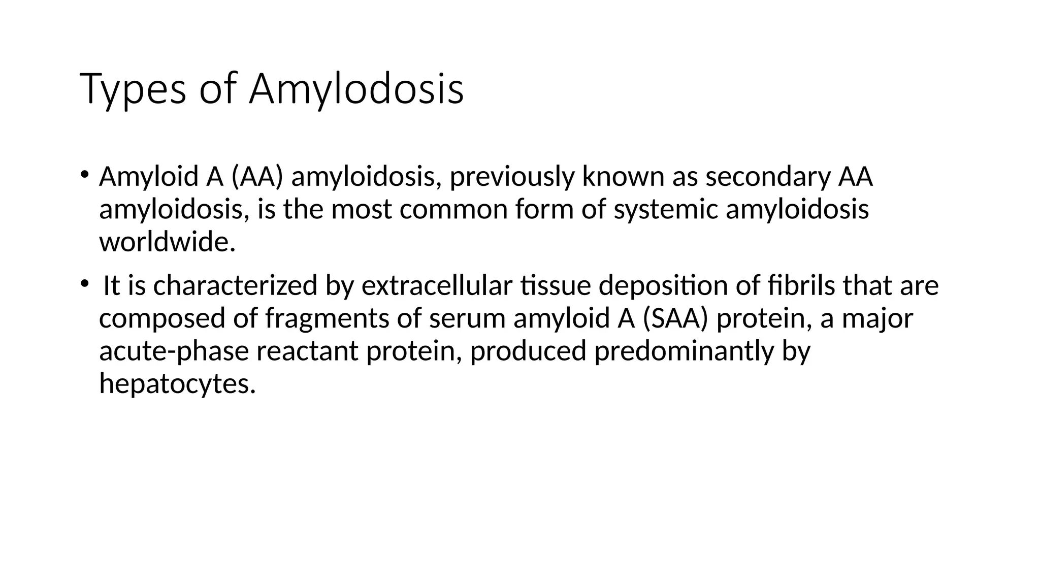 Amylodosis. from iuiu Kampala campus pathology | PPTX