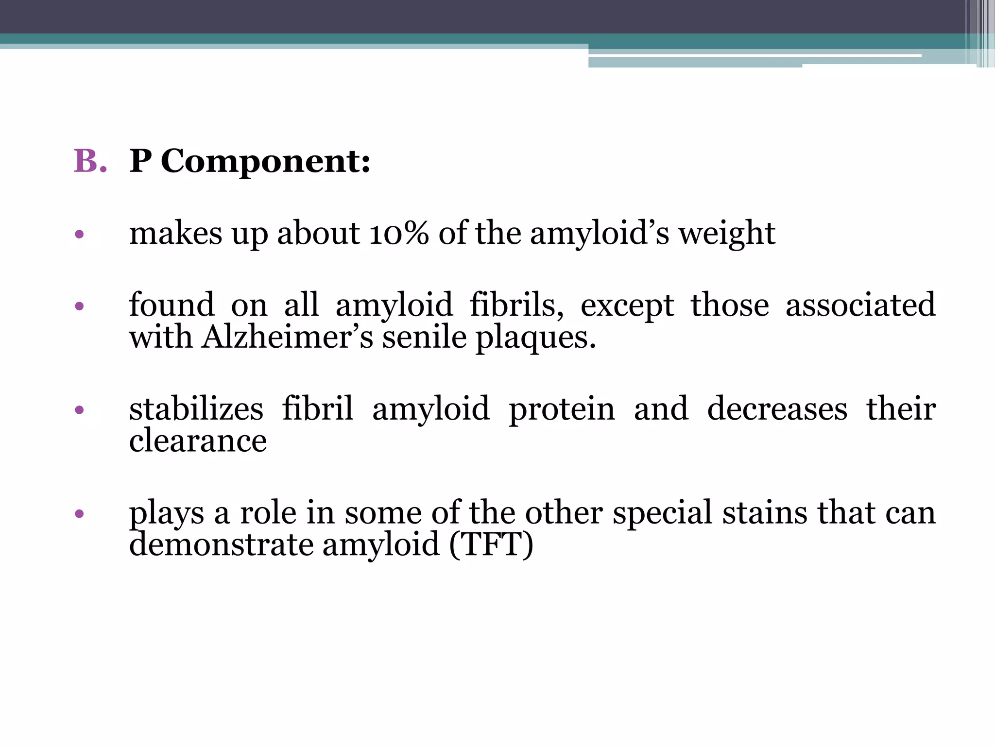 Amyloid | PPTX | Blood Disorders | Diseases and Conditions