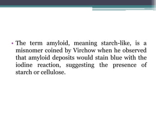Amyloid | PPTX