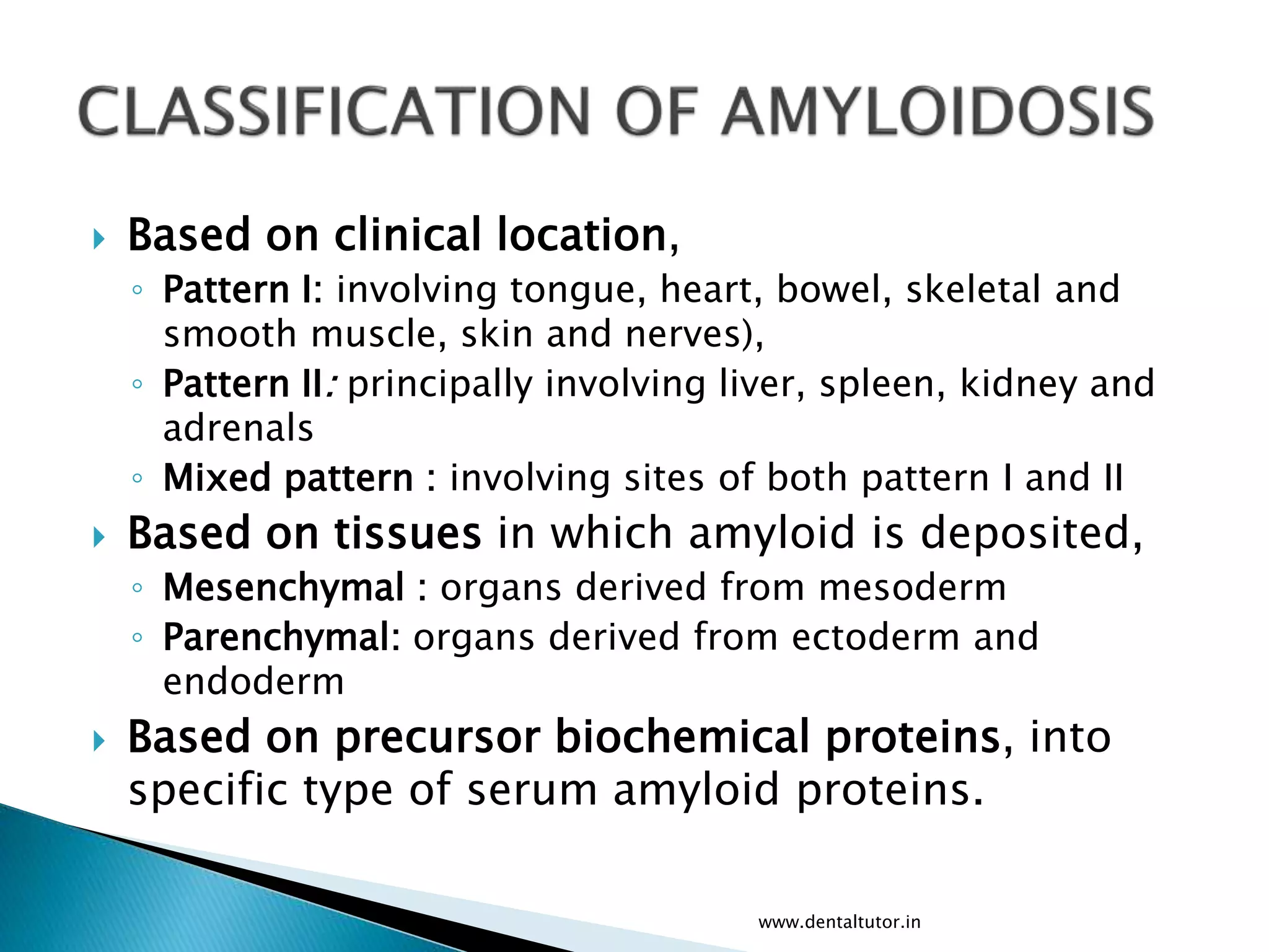 Amyloidosis | PPTX