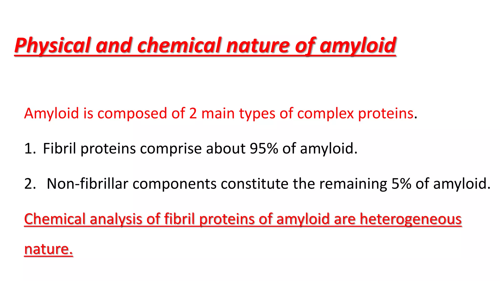 Amyloidosis | PPTX