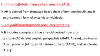 Amyloidosis | PPTX