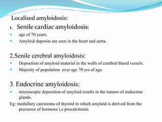 Amyloidosis | PPTX