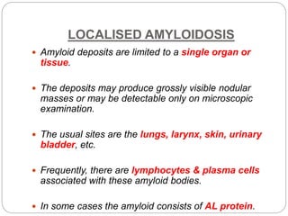Amyloidosis | PPTX