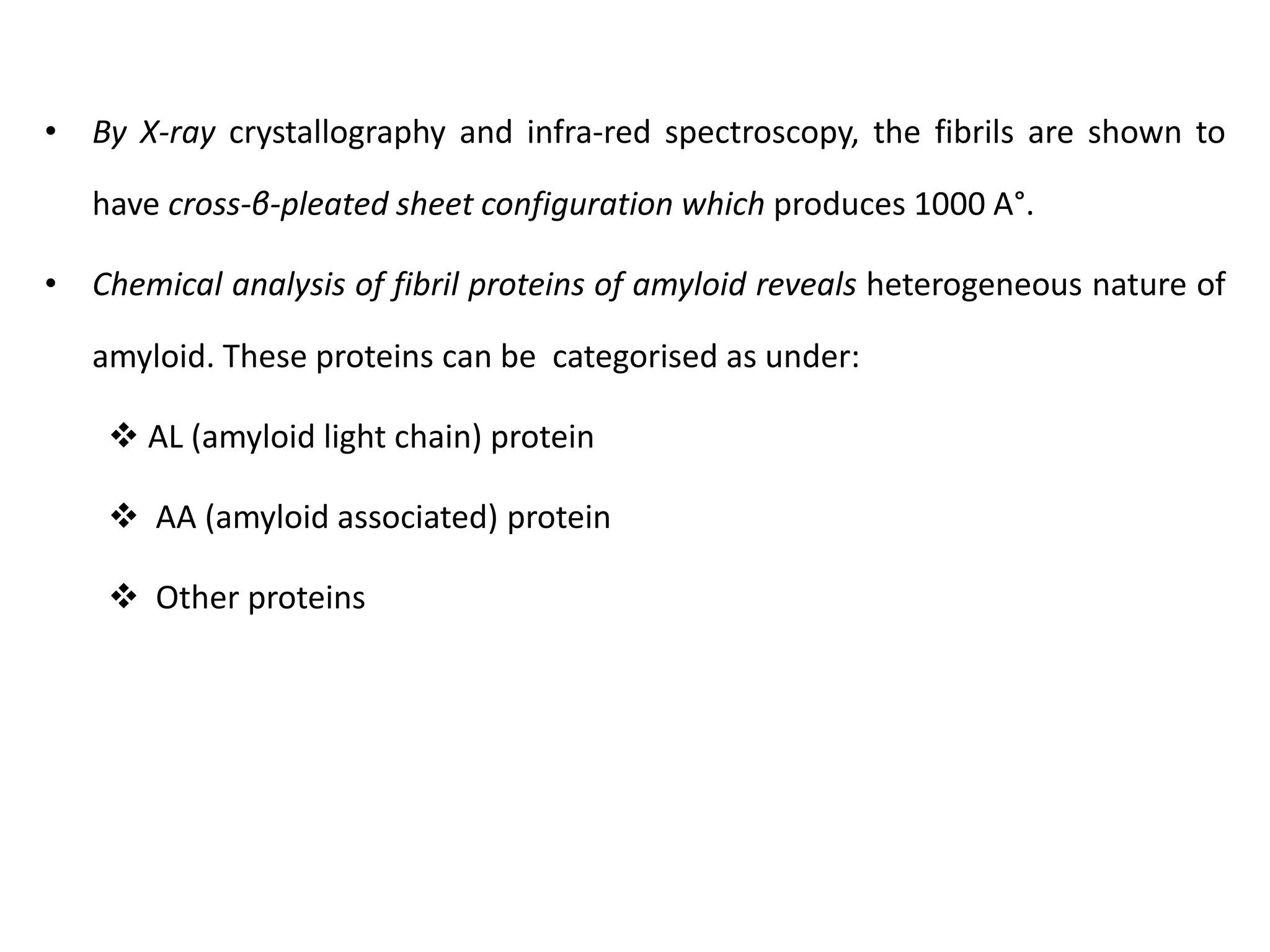 Amyloidosis - pathophysiology (PHARM D) | PPTX