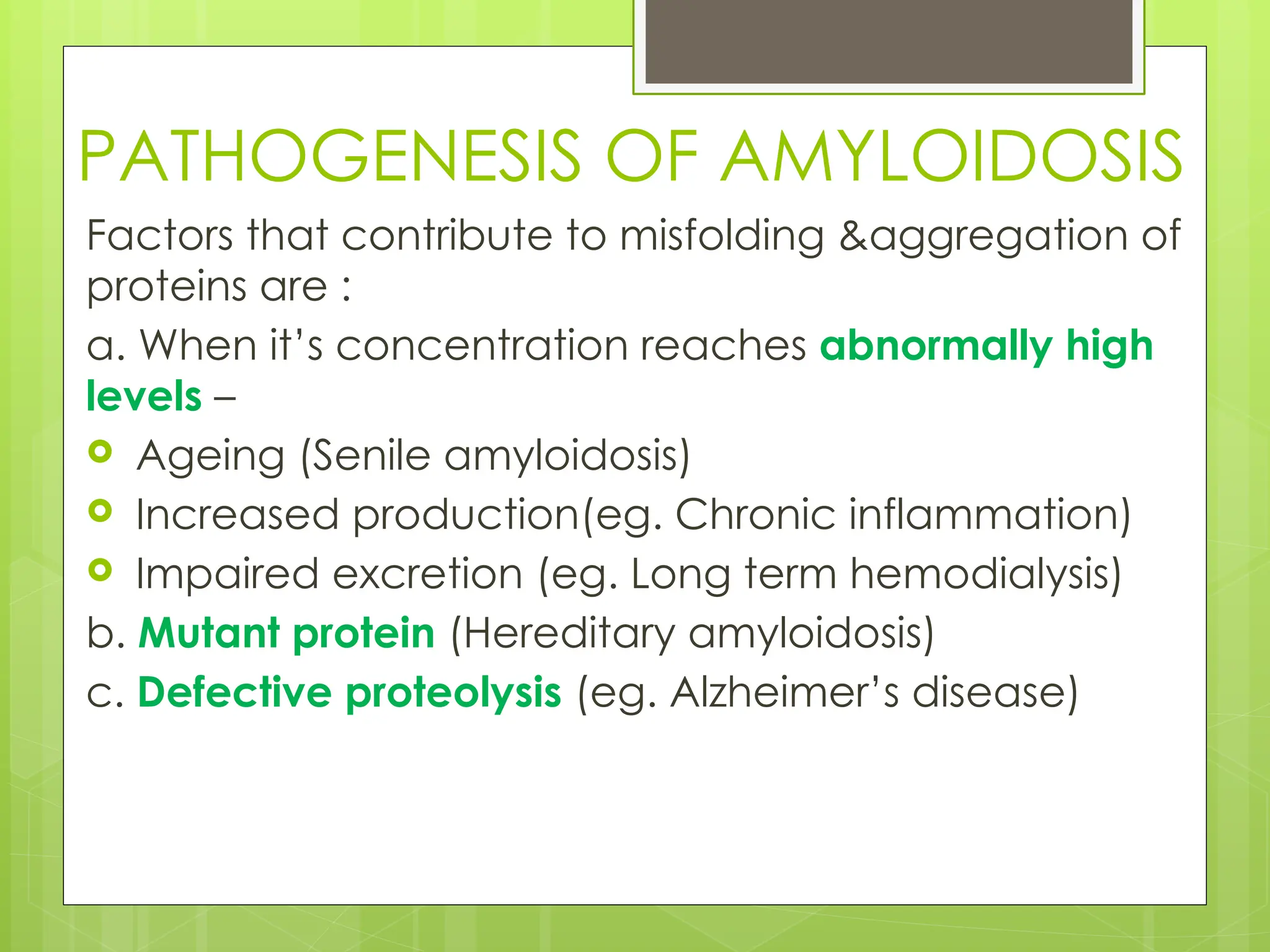 AMYLOIDOSIS pathology pptx ssr medical college | PPTX