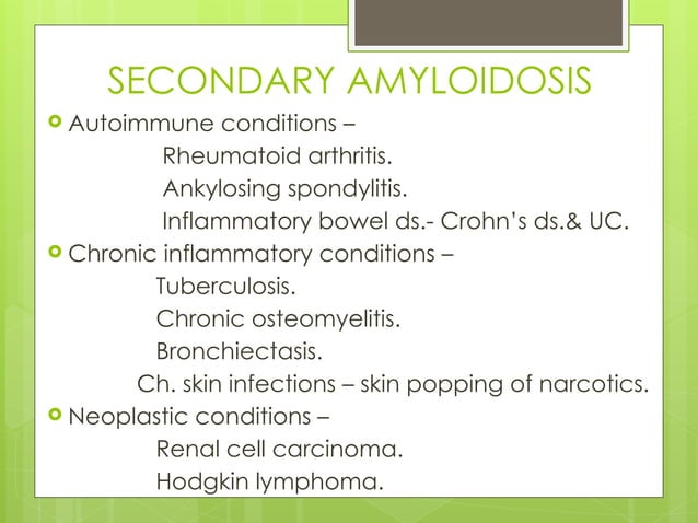 AMYLOIDOSIS pathology pptx ssr medical college | PPT