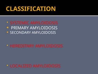 AMYLOIDOSIS diagnosis in laboratory.pptx