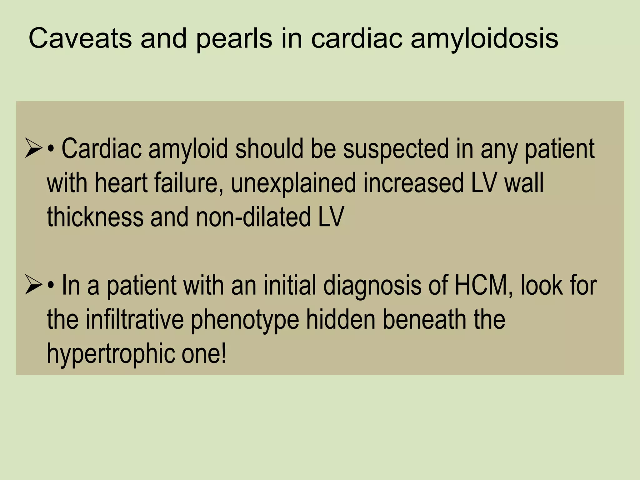 Cardiac Amyloidosis | PPTX