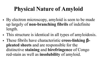 AMYLOIDOSIS - Nature, Pathogenesis, form | PDF