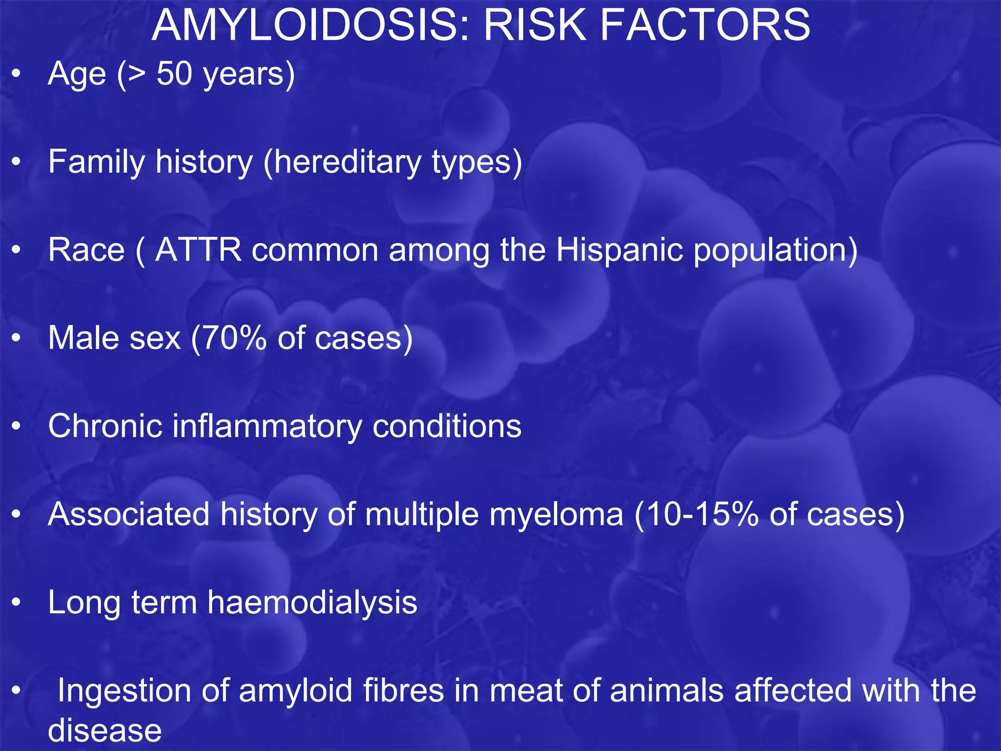 Amyloidosis | PPTX