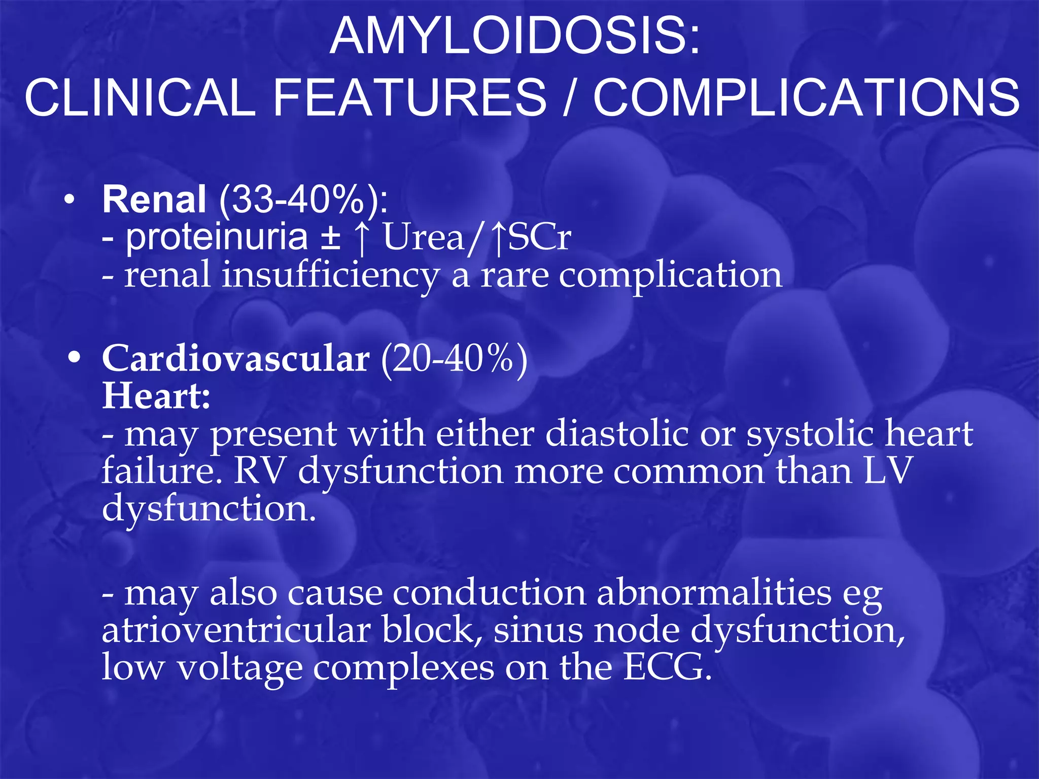 Amyloidosis | PPTX