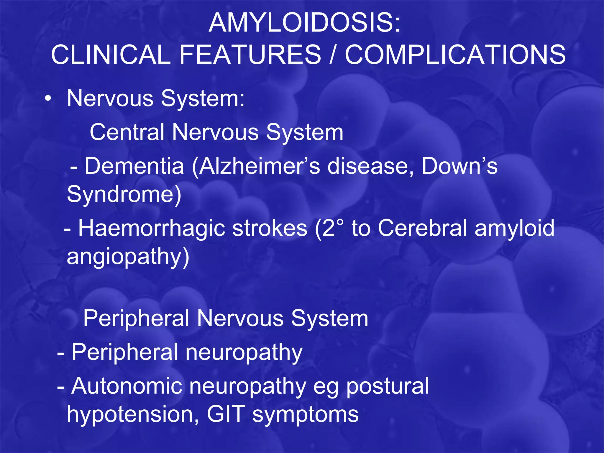 Amyloidosis | PPTX
