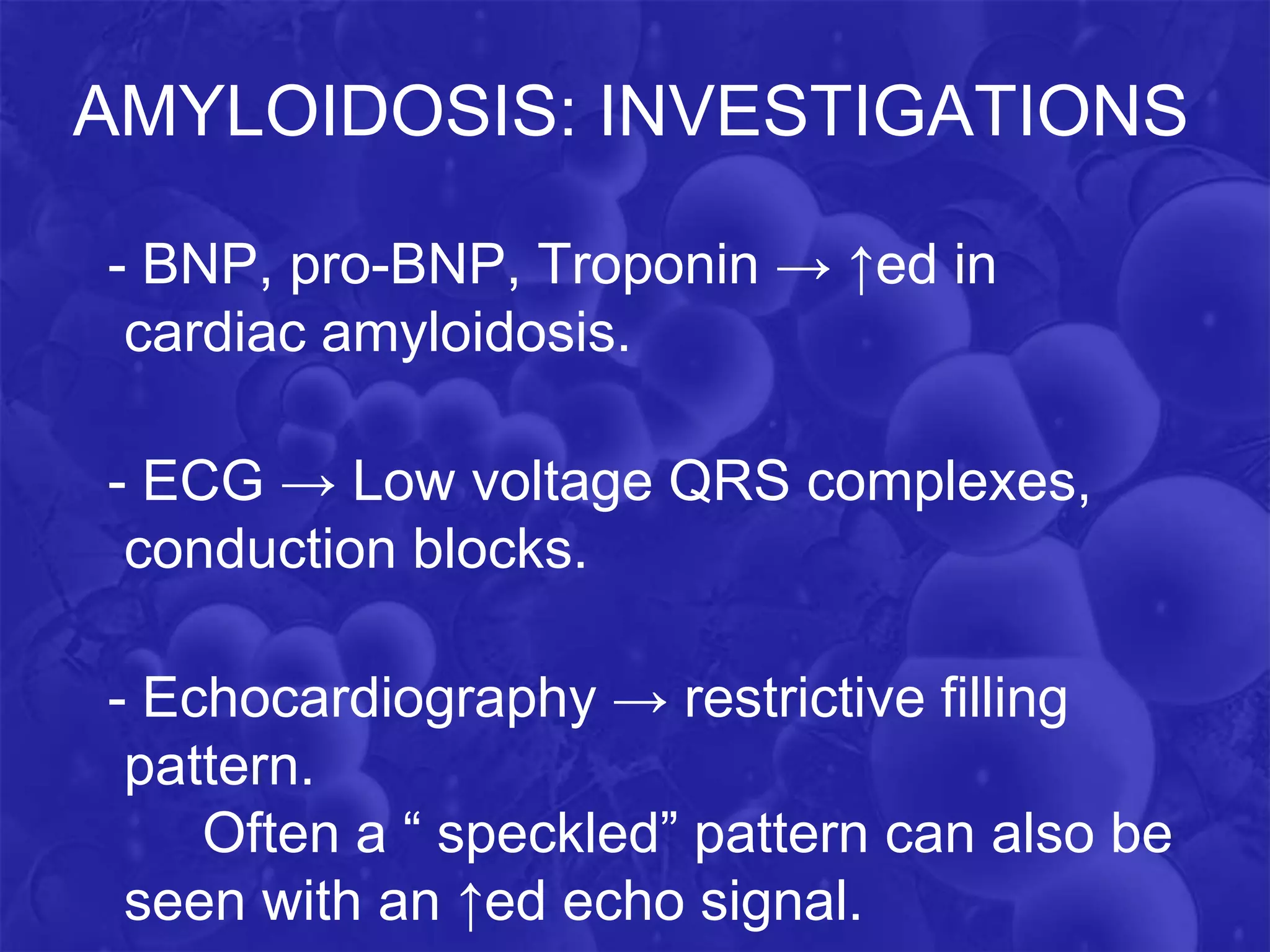 Amyloidosis | PPTX