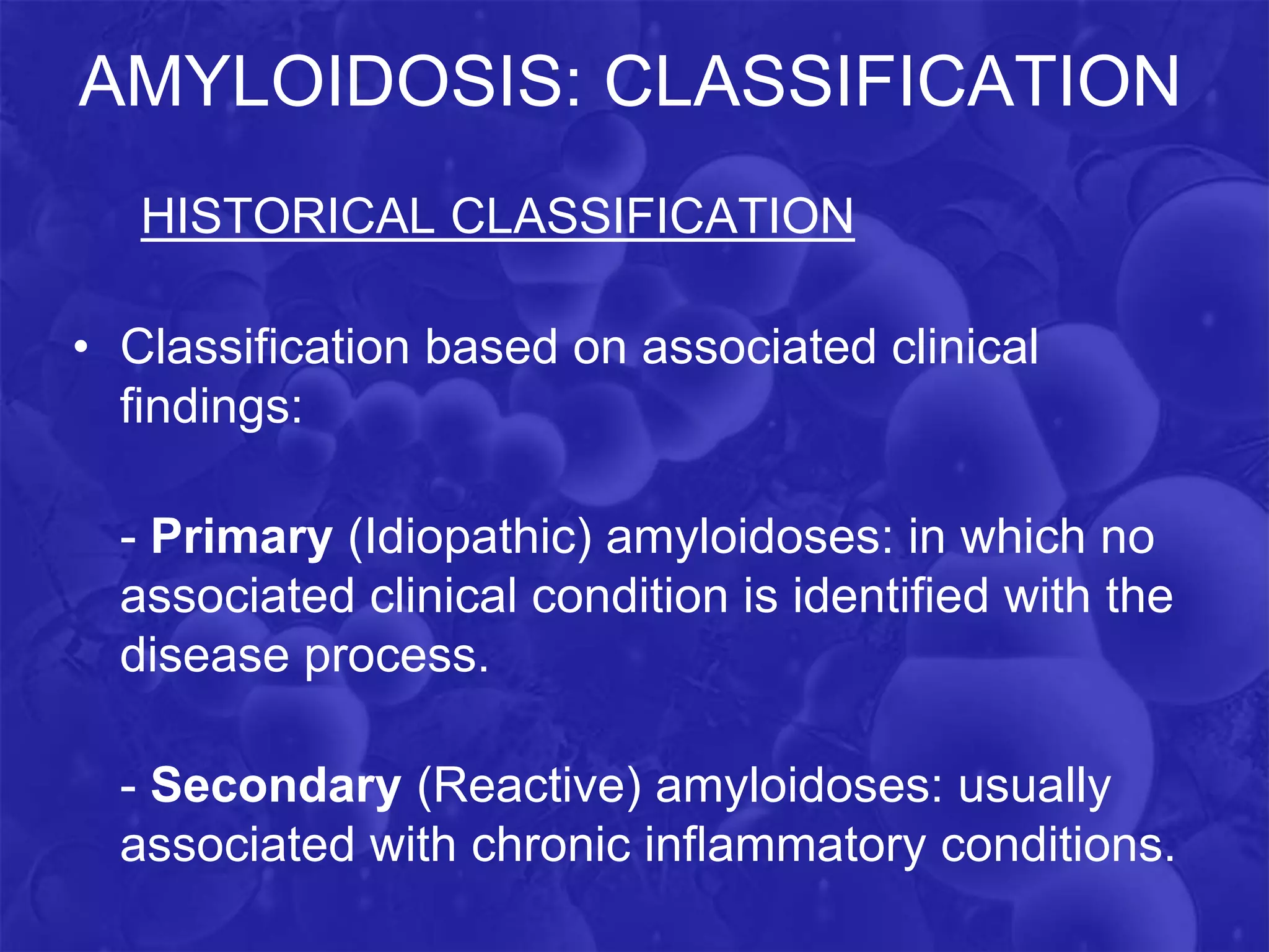 Amyloidosis | PPTX