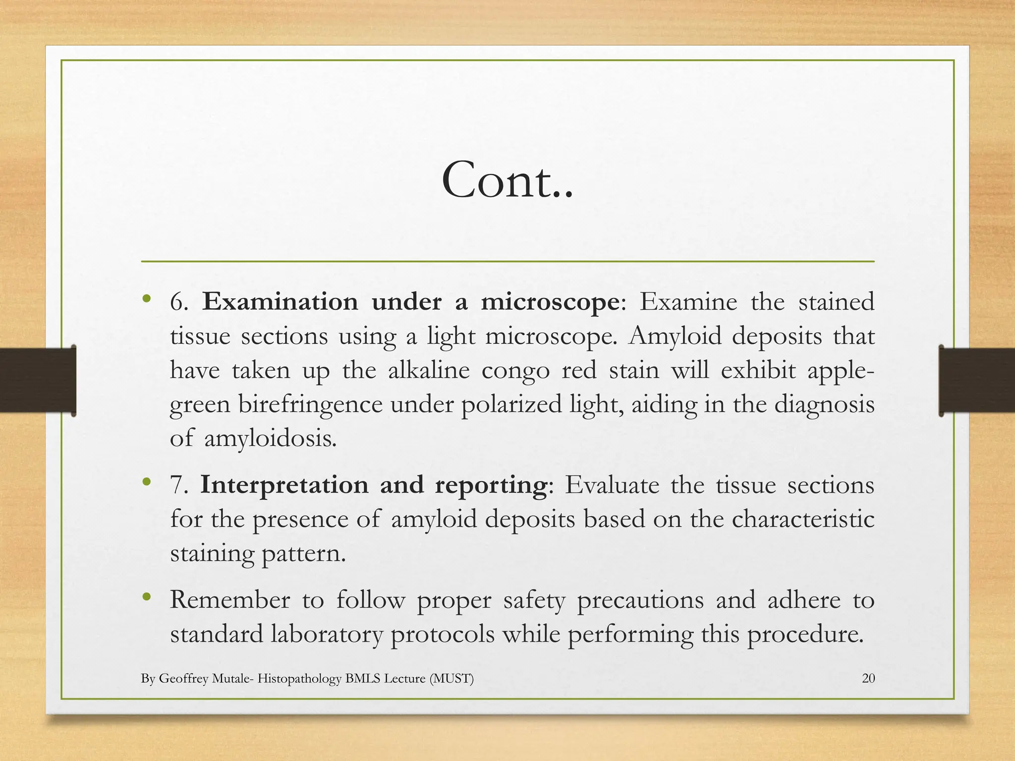 Amyloids/Amyloidosis: Lecture presentation for Medical students | PPTX