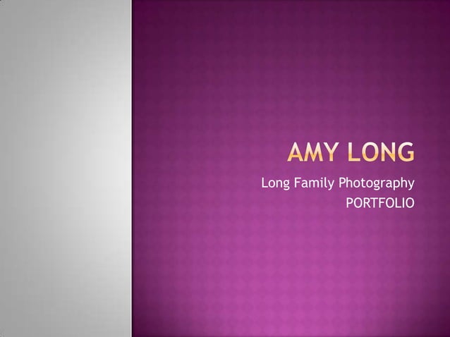 Amy Long | PPTX