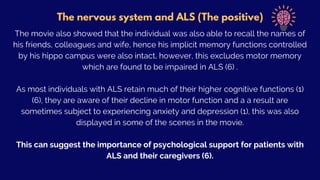 Amyotrophic Lateral Sclerosis based on "The Theory of Everything" | PPTX