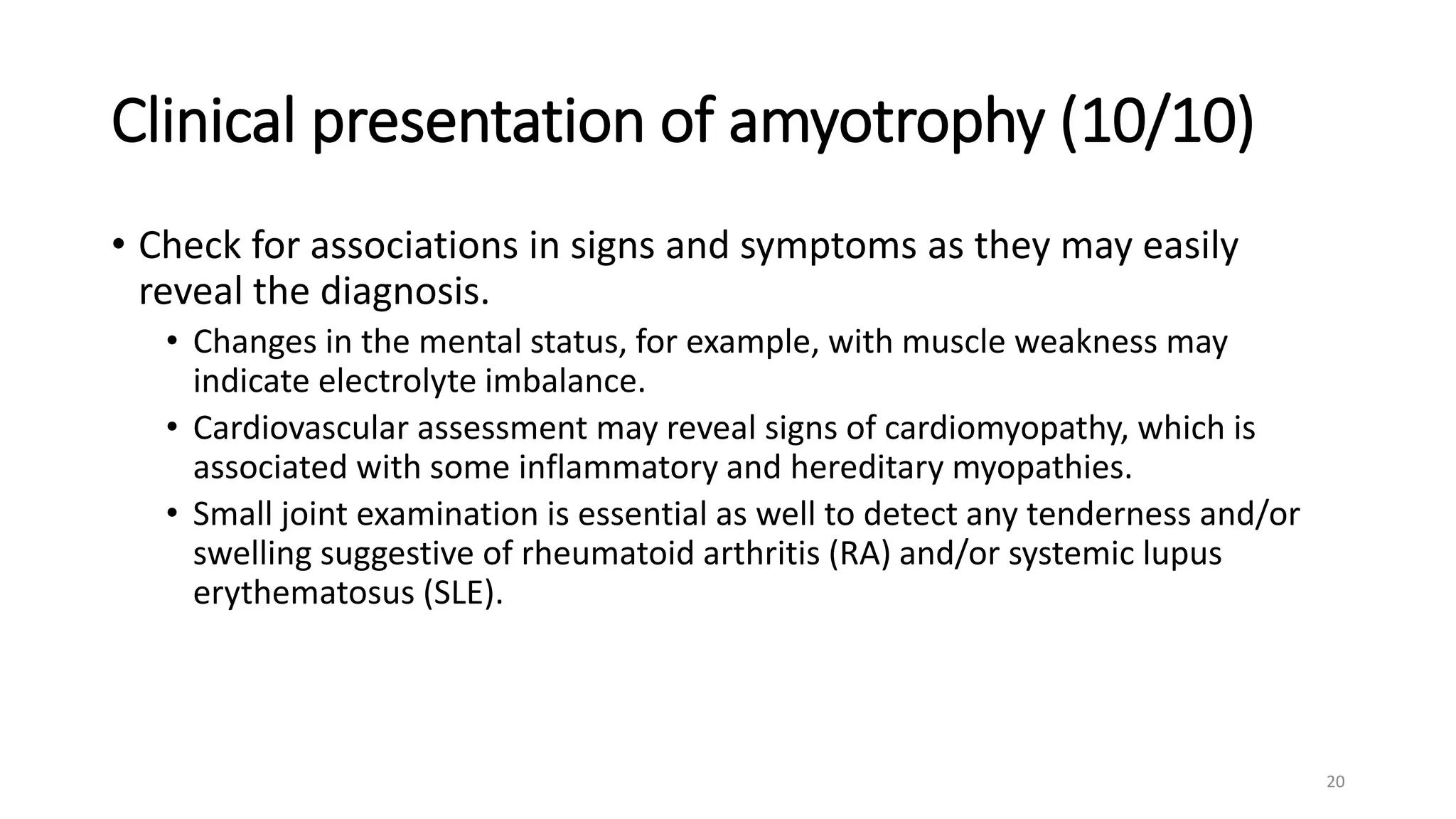 Muscle Atrophy (Amyotrophic) diseases by TSAMO.pptx