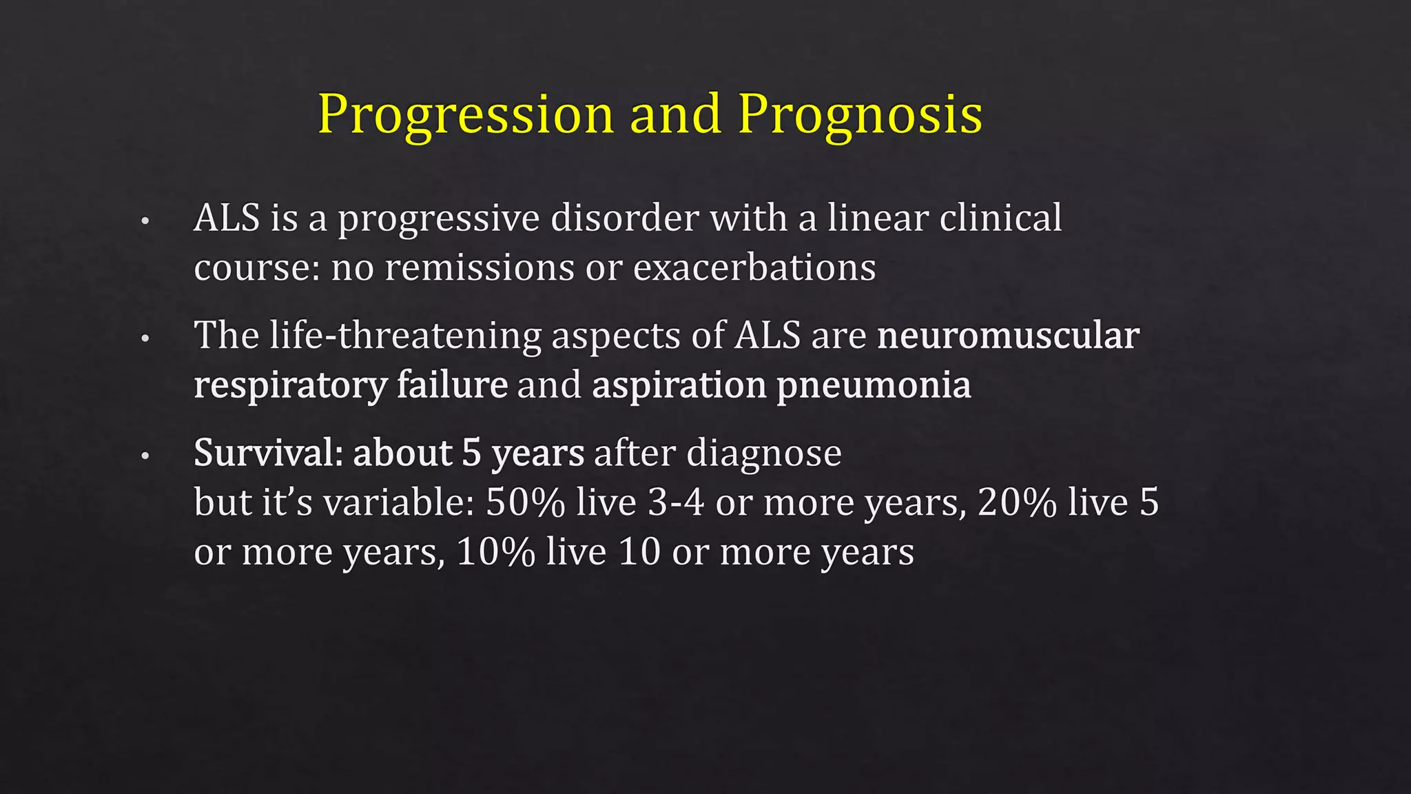 Amyotrophic Lateral Sclerosis (ALS) | PPT