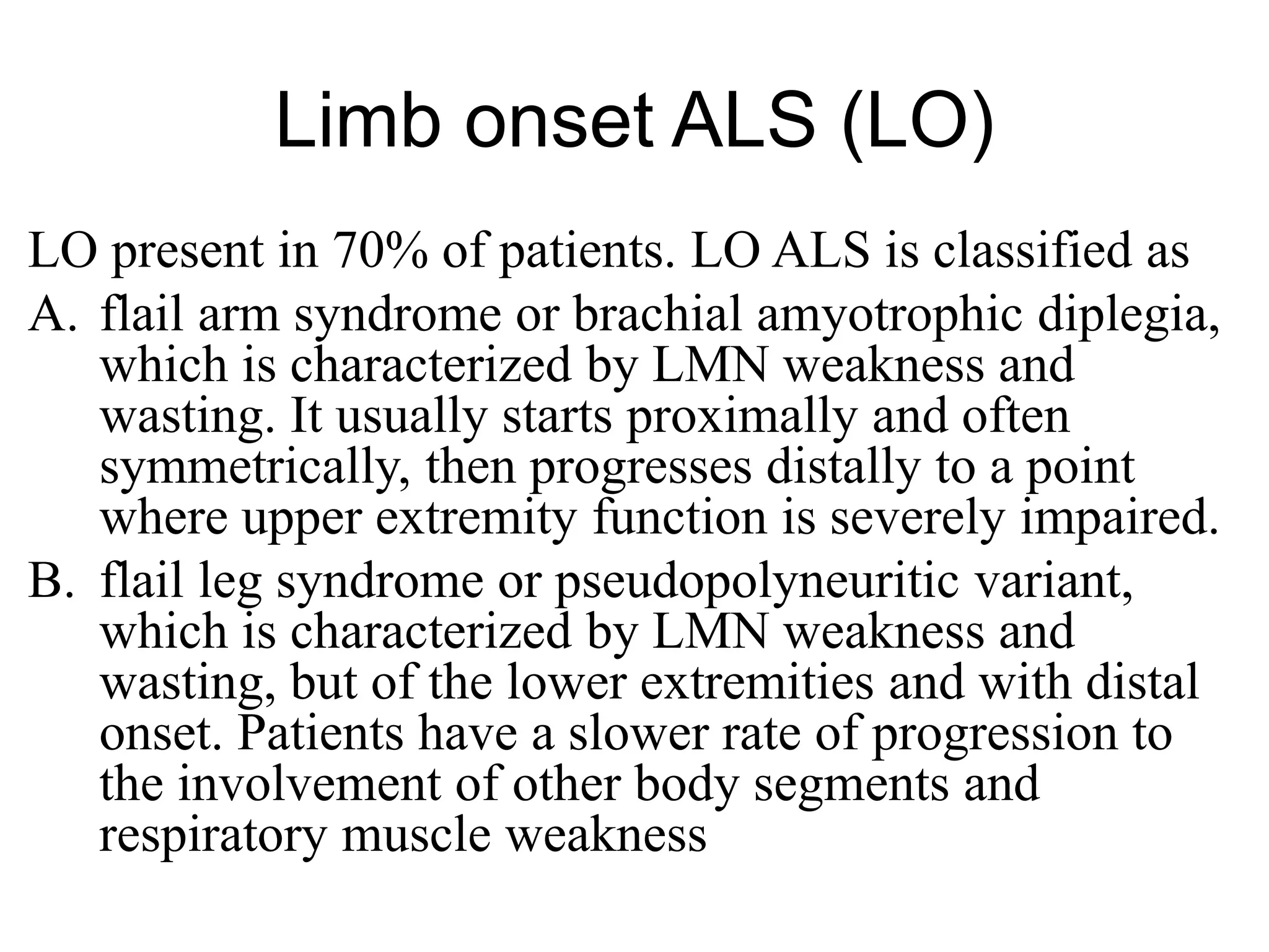 Amyotrophic Lateral Sclerosis | PPTX