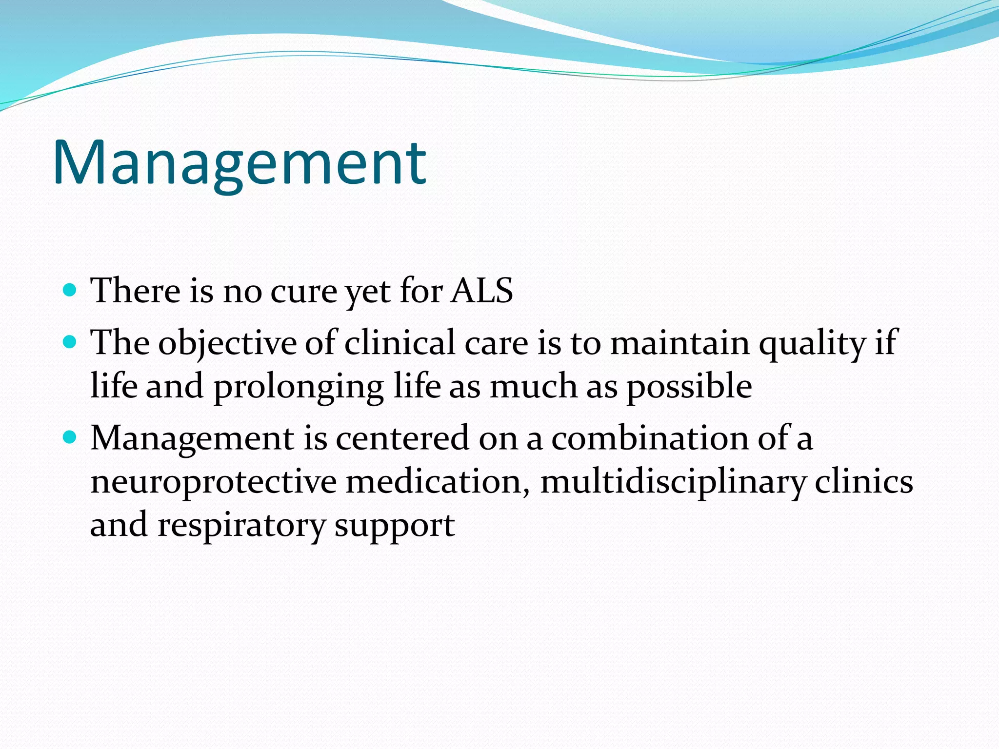 Amyotrophic lateral sclerosis (als) | PPTX