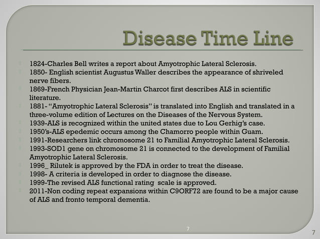 Amyotrophic Lateral Sclerosis | PPT