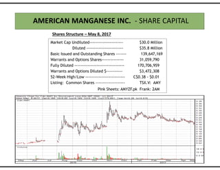American Manganese Inc focusing on Recycling Lithium Ion Electric Vehicle Batteries | PPT