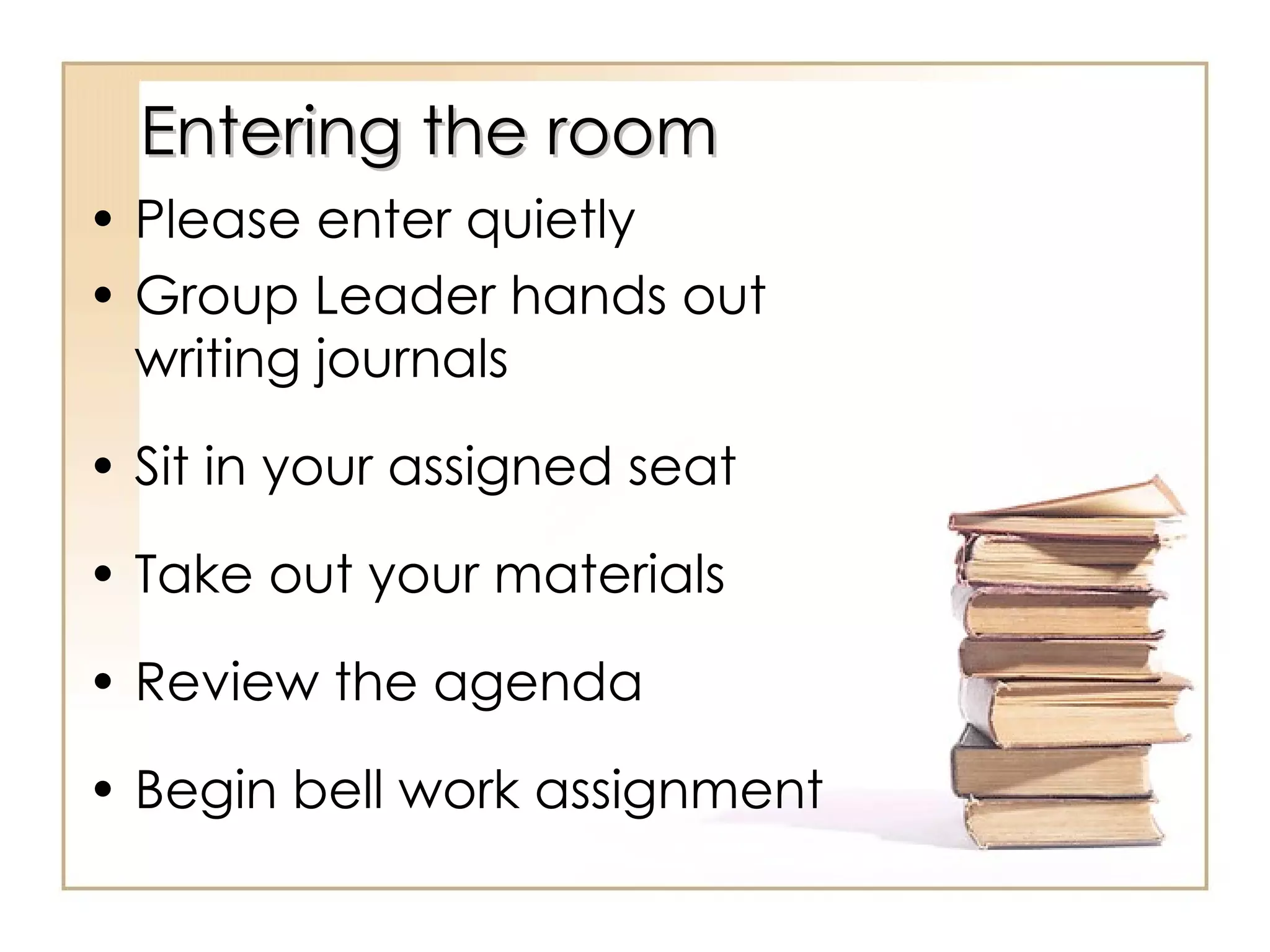 Amys Classroom Procedures | PPT