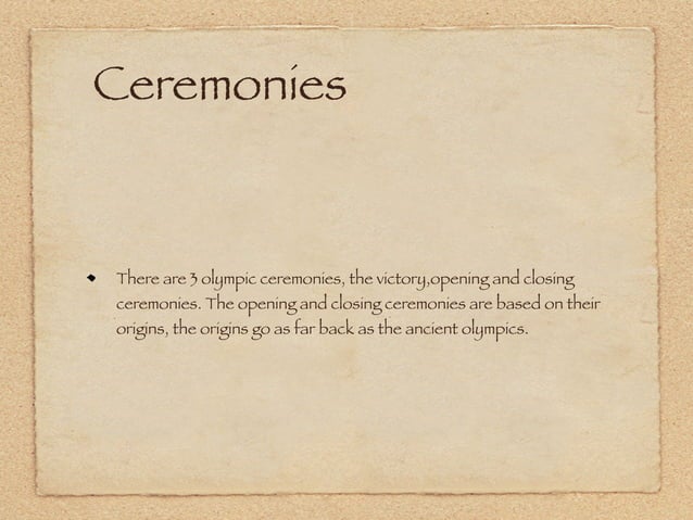 Amy's modern olympics | KEY