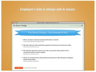 Bloom Health Overview | PPT