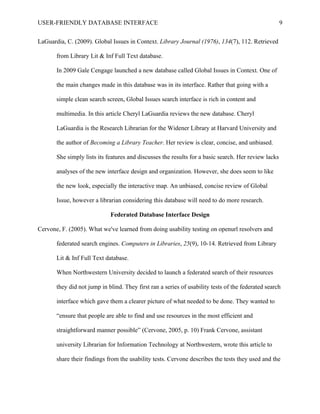 User-Friendly Database Interface Design (804) | PDF