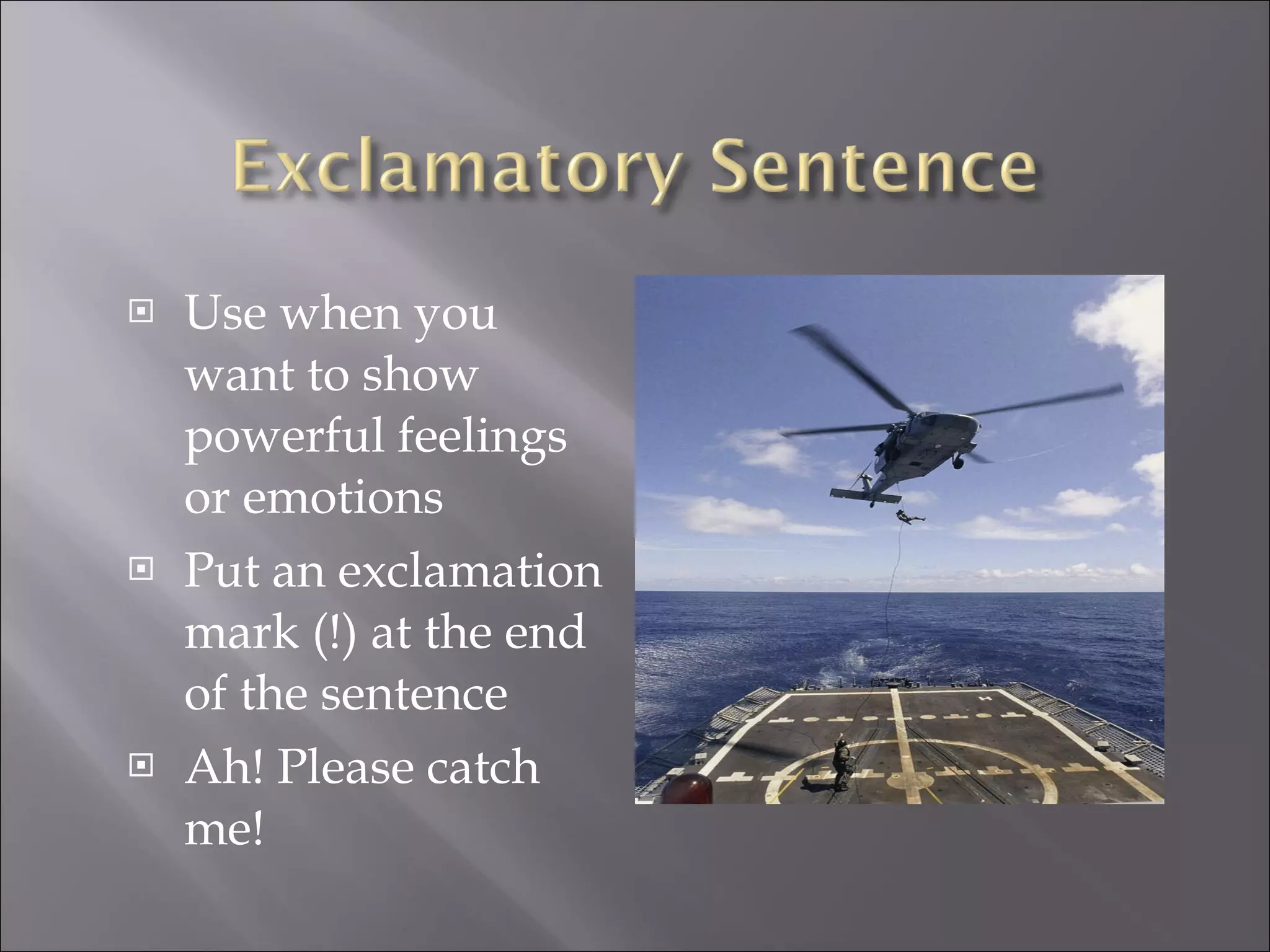 Amy types of sentences | PPT