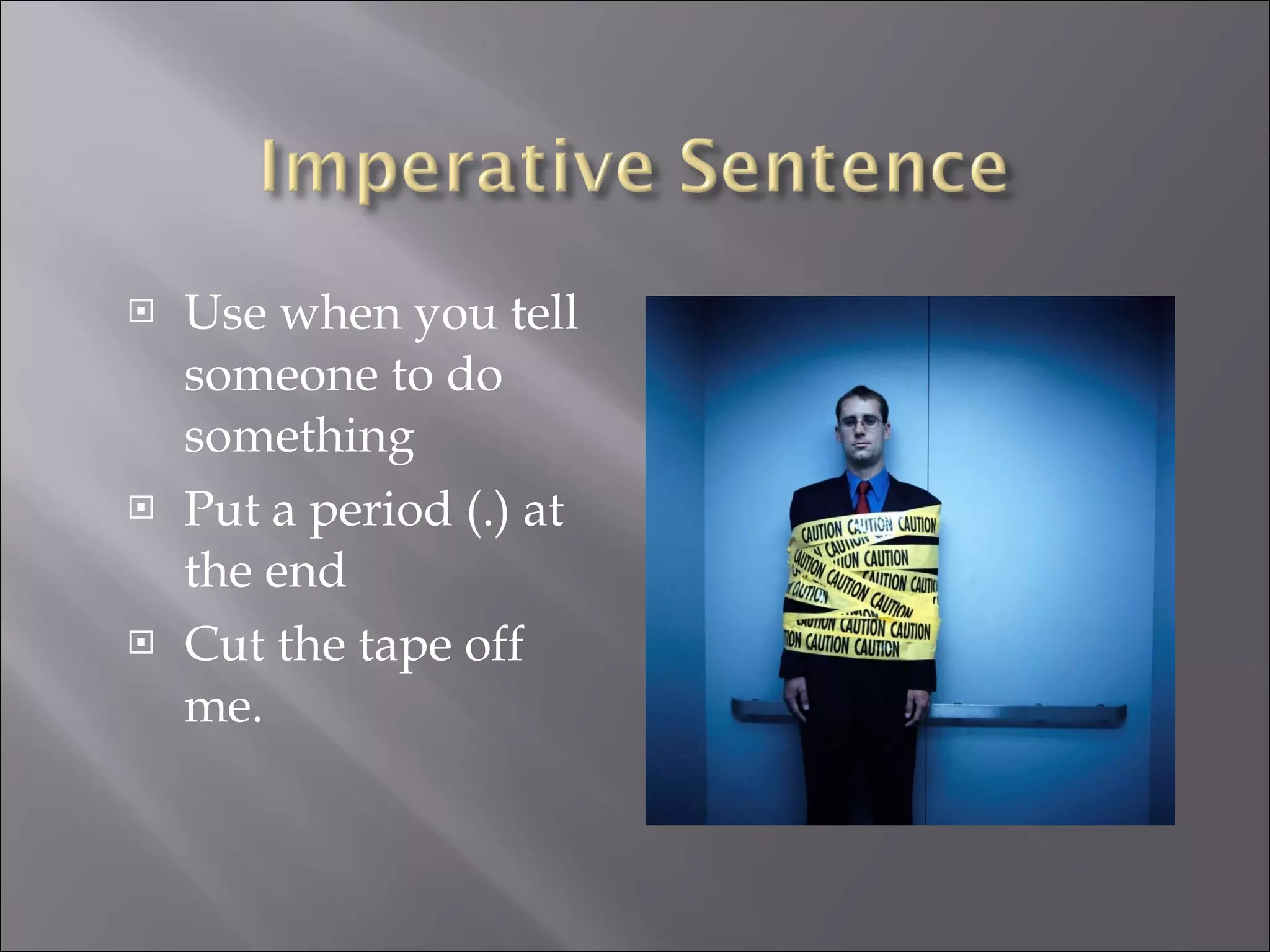 Amy types of sentences | PPT