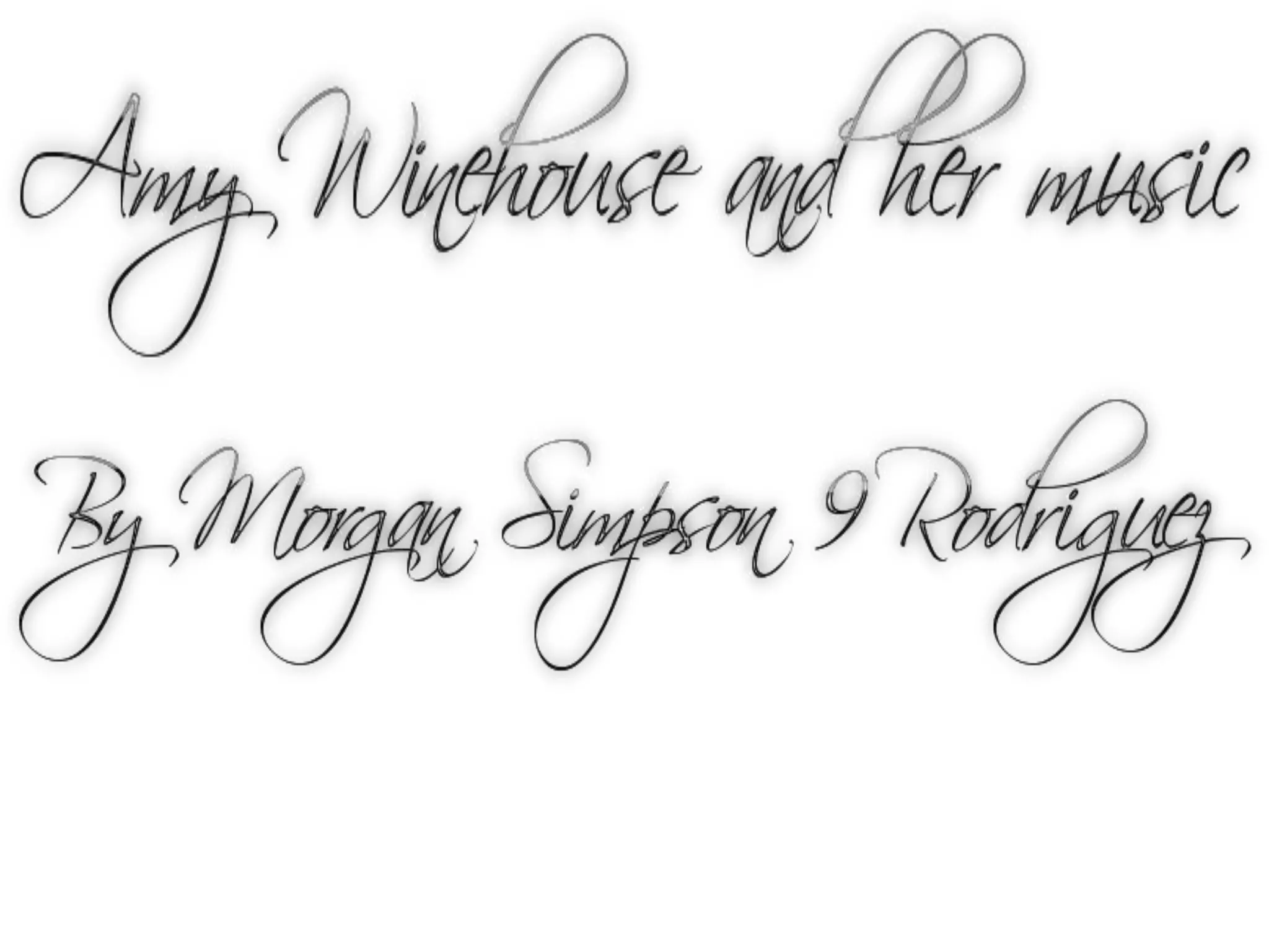 Amy winee house | PPTX