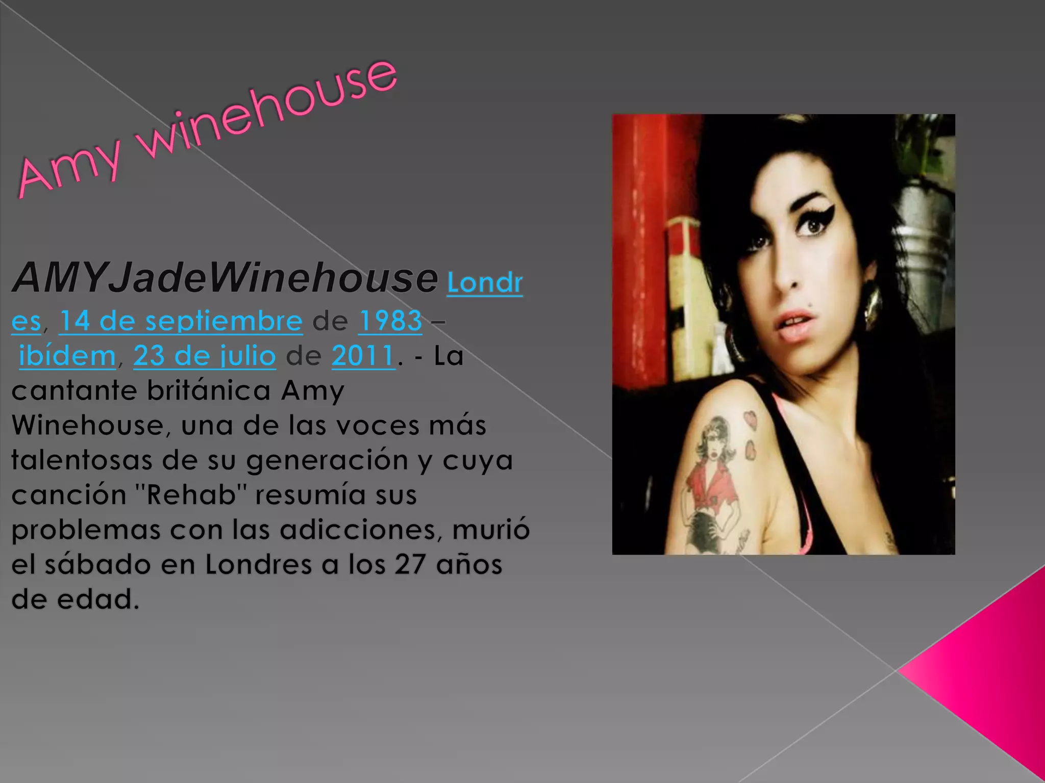 Amy winehouse | PPT