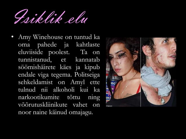 Amy Winehouse 2 | PPTX