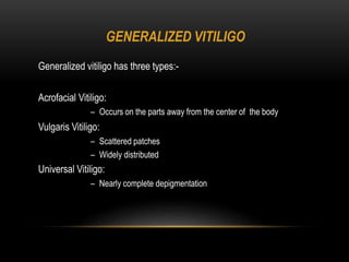 Vitiligo: A Chronic Skin Disorder | PPT
