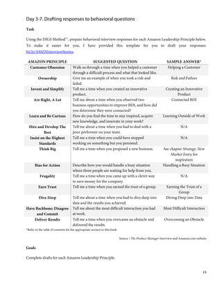 36-Day Amazon PM Interview Study Guide | PDF