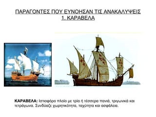 Aνακαλύψεις Νέων χωρών | PPT